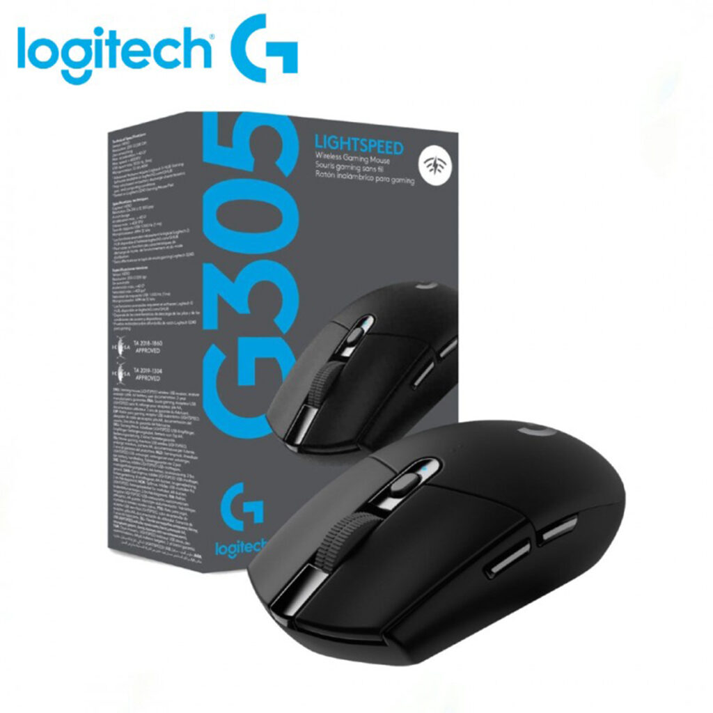 LOGITECH G305 LIGHTSPEED WIRELESS GAMING MOUSE - BLACK - Remate Salinas